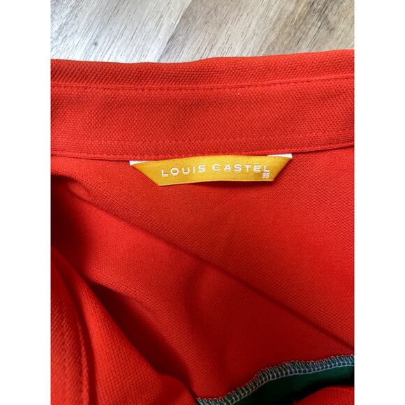 Louis Castel | Tops | Louis Castel Color Block Retro Mod Polo Collared ...